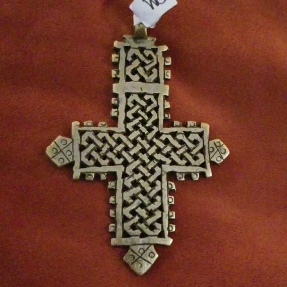 Original Traditional Coptic Ethiopian Rasta Cross - Gem